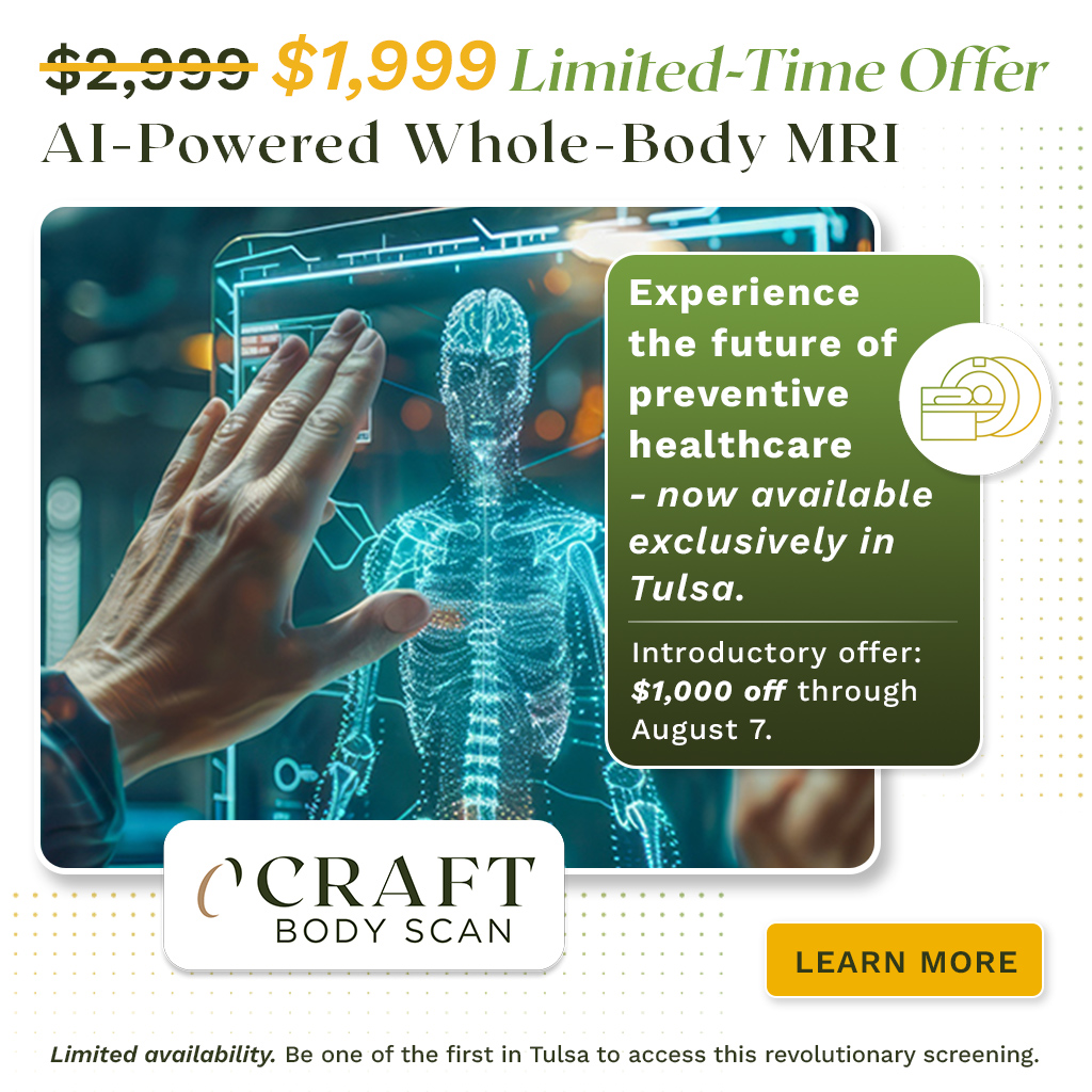 Get a Full Body Scan in Tulsa Today! CT & MRI Scans Available